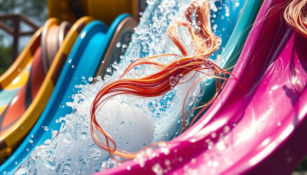 Wasserrutsche Haare: Pflege & Schutz beim Rutschen