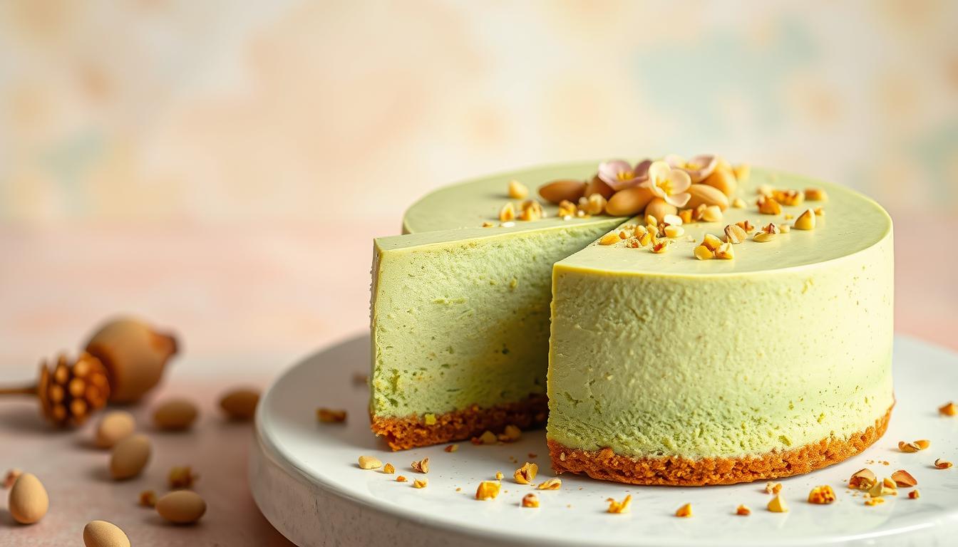 Pistazien Cheesecake - Cremiger Genuss aus dem Ofen